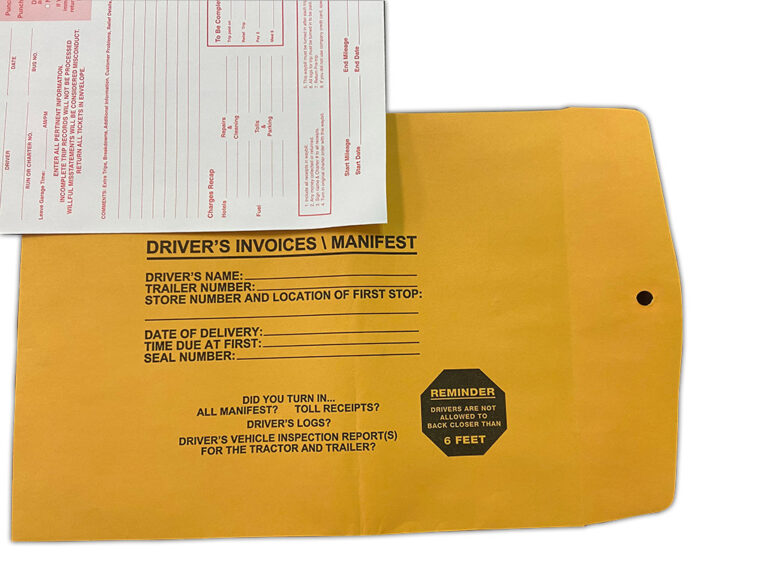 Shipping Manifest Envelopes: Ensuring Your Product and People Deliver